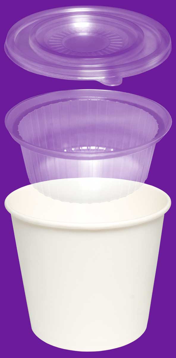 Combi Cup - Take Away food containers - D.C. Paper and Plastic Industries